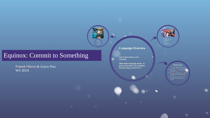 Equinox: Commit to Something by - on Prezi