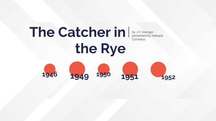 catcher in the rye timeline by Nakayla Thompson on Prezi