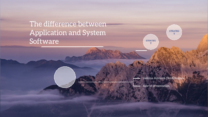 The difference between Application and System Software by Jodessa ...