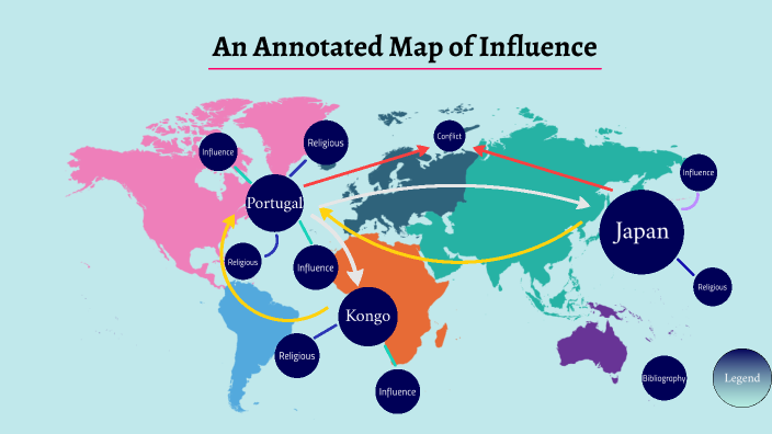 Annotated Map of Influence by Kisa Jafri on Prezi