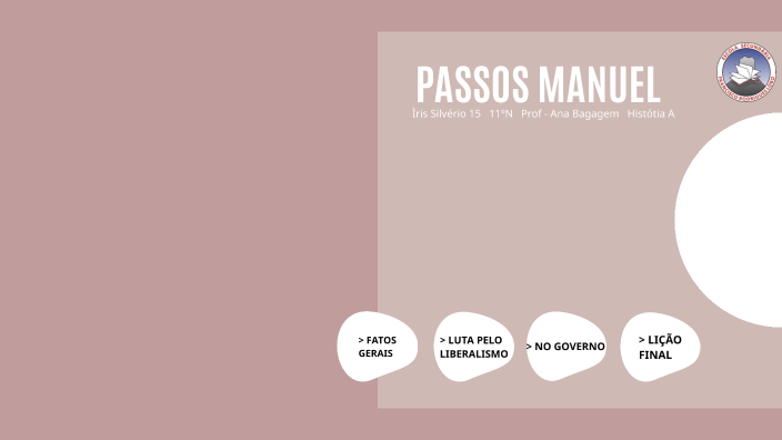 PASSOS MANUEL by Íris Silvério on Prezi