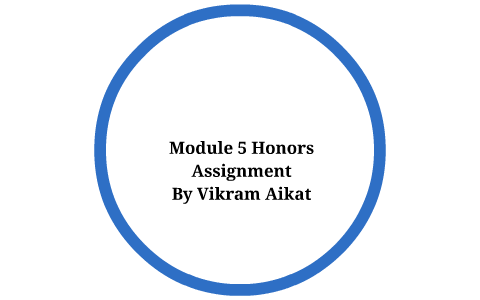 Module 5 Honors Assignment by Vikram A on Prezi
