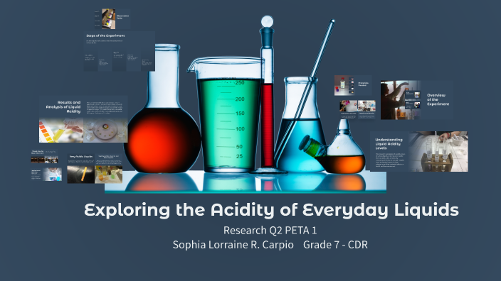Exploring the Acidity of Everyday Liquids by Sophia Lorraine Carpio on ...
