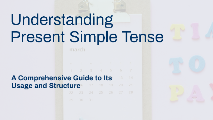 Understanding Present Simple Tense by Nora Nasr on Prezi