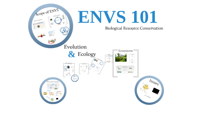 ENVS 101 by Kelly Wessell