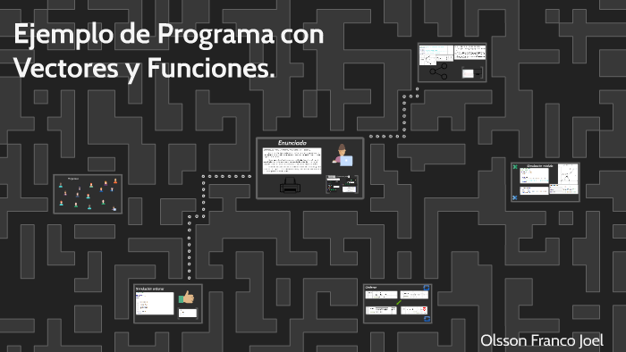 Ejemplo de Programa con Vectores y Funciones. by Franco Joel Olsson on ...