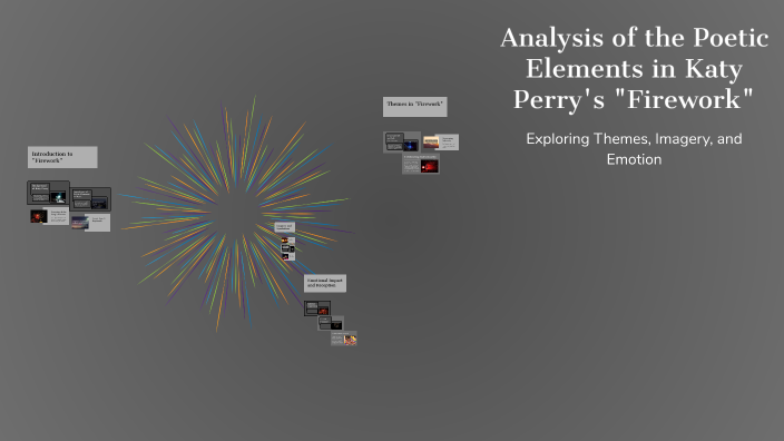 Analysis of the Poetic Elements in Katy Perry's "Firework" by Ellie ...
