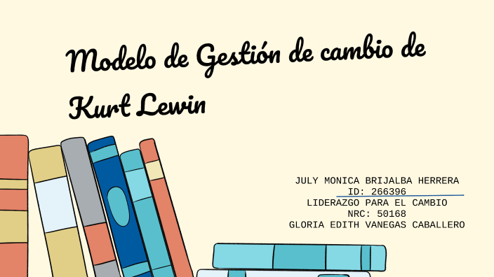 Modelo de gestión de cambio de Kurt Lewin. by July Monica Brijalba ...