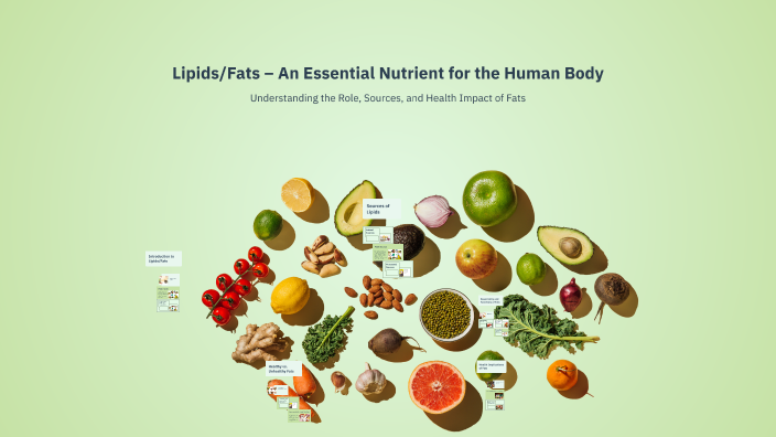 Lipids/Fats – An Essential Nutrient for the Human Body by zeenat dhale ...