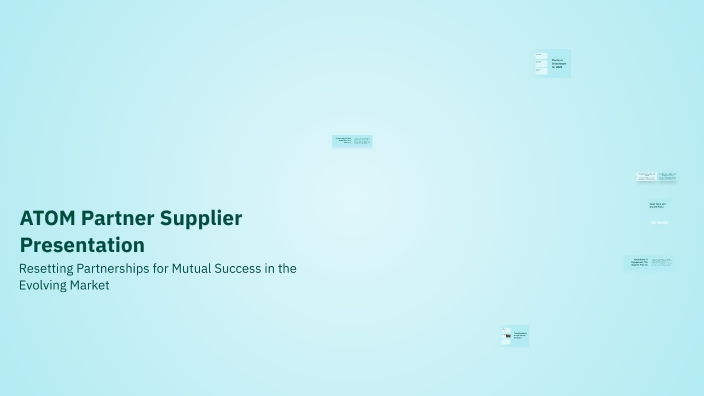 ATOM Partner Supplier Presentation by Luke Bodel on Prezi