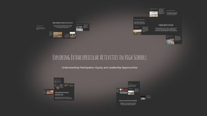 Exploring Extracurricular Activities in High Schools by Carla Garcia on ...