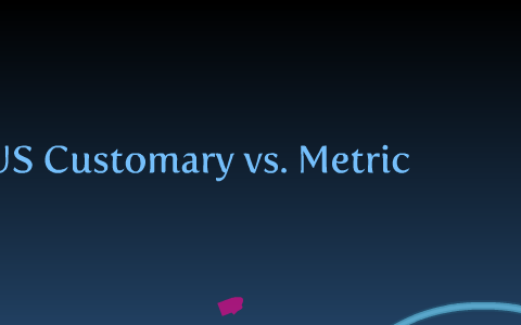 Metric System vs. US Customary by Sam Dorow on Prezi