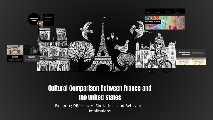 Cultural Comparison Between France and the United States by Achraf ...