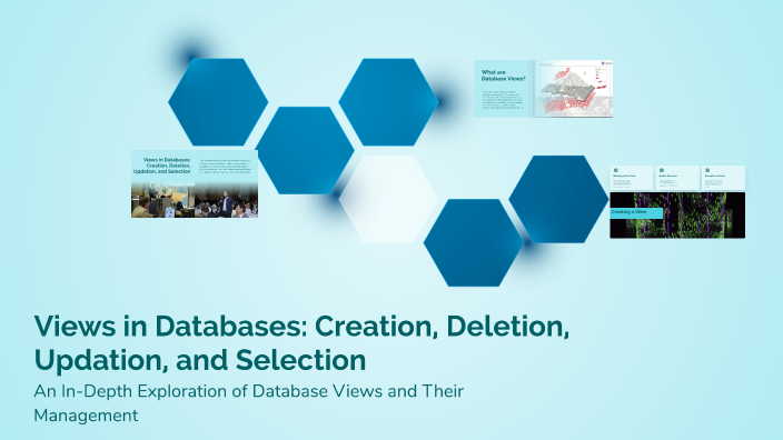 Views in Databases: Creation, Deletion, Updation, and Selection by ...