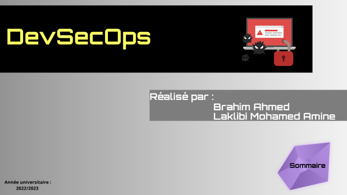 DevSecOps by Ahmed Brahim on Prezi
