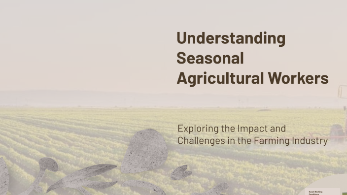 Understanding Seasonal Agricultural Workers by Handan Kaygusuz on Prezi