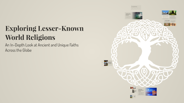 Exploring Lesser-Known World Religions by Shelby Hernandez Lopez ...