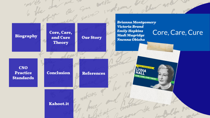 Lydia Hall: Core, Care, Cure by Brianna Montgomery on Prezi