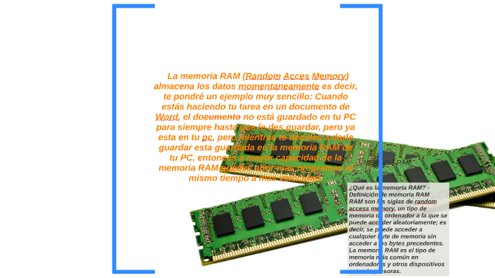 ¿Qué es la memoria RAM? - Definición de memoria RAM by daniela olarte ...