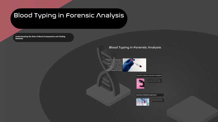 Blood Typing in Forensic Analysis by Rhea Coleman on Prezi