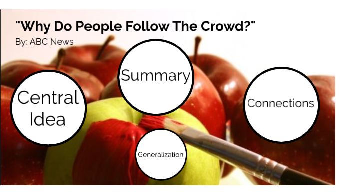 Why Do People Follow The Crowd? by Emma Hauck on Prezi
