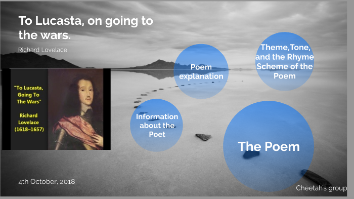 To lucasta, on going to the wars by Mohammed Timraz on Prezi