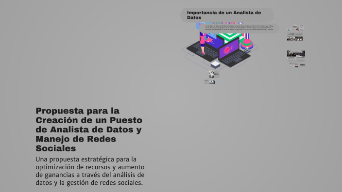 Propuesta para la Creación de un Puesto de Analista de Datos y Manejo ...