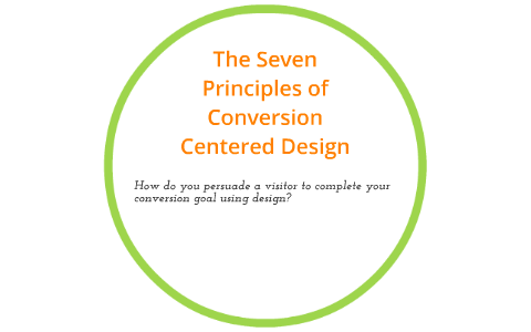 The Seven Principles of Conversion Centered Design by kelly-Ann Hogan ...