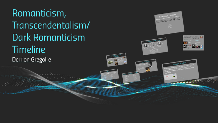 Romanticism/Transcendentalism/Dark Romanticism Timeline by Derrion ...