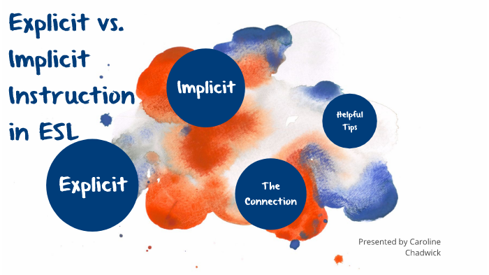 Explicit/Implicit Instruction by Caroline Chadwick on Prezi