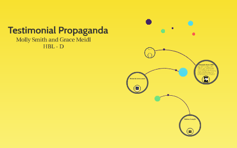Testimonial Propaganda Examples
