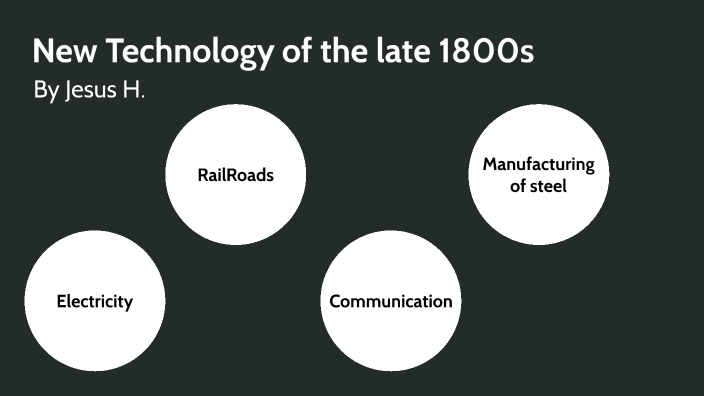 New technology of the late 1800s by Jesus Herrera on Prezi
