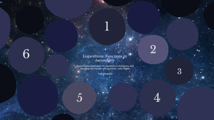 Logarithmic Functions in Astronomy Career by Fadi Abu Baker on Prezi