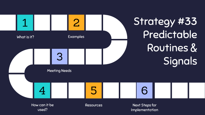 Predictable Routines & Signals by on Prezi