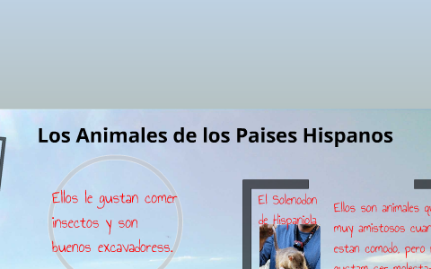Los animales de los paises Hispanos by Heidi Pena on Prezi