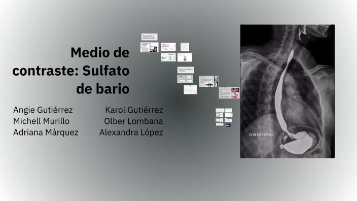 Medio de contraste sulfato de bario by Angie Lorena Gutierrez Hernandez ...