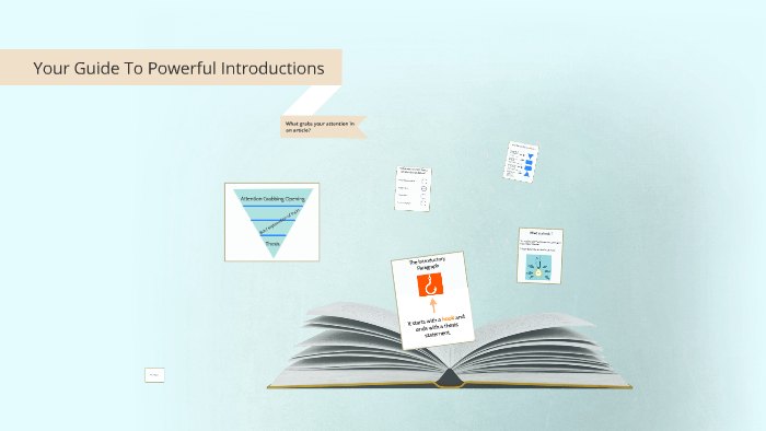 Your Guide To Powerful Introductions by Dina El-Sebaie on Prezi