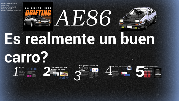 El ae86 es un buen carro? by Ben Joe Durden Wayne on Prezi