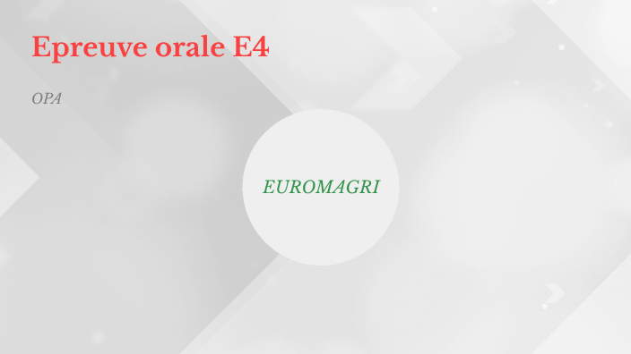 Epreuve orale OPA E4 by iliona iribarren on Prezi