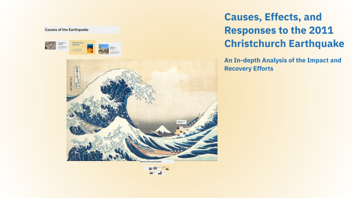 Causes, Effects, and Responses to the 2011 Christchurch Earthquake by ...