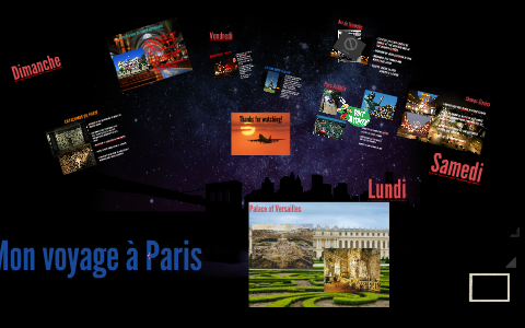 Mon voyage à Paris by Prudvi Gadireddy on Prezi