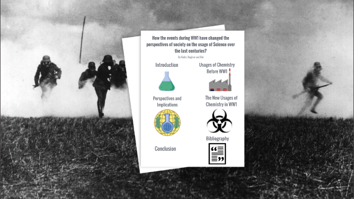 Chemistry WW1 by on Prezi