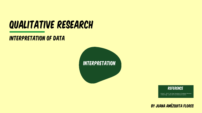 Interpretation of Data in Qualitative Research by Juanita Amézquita on ...
