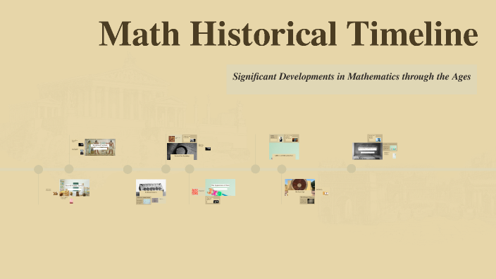 Math Historical Timeline by Josiah Carr on Prezi
