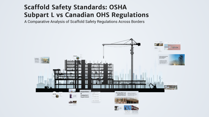Scaffold Safety Standards: OSHA Subpart L vs Canadian OHS Regulations ...