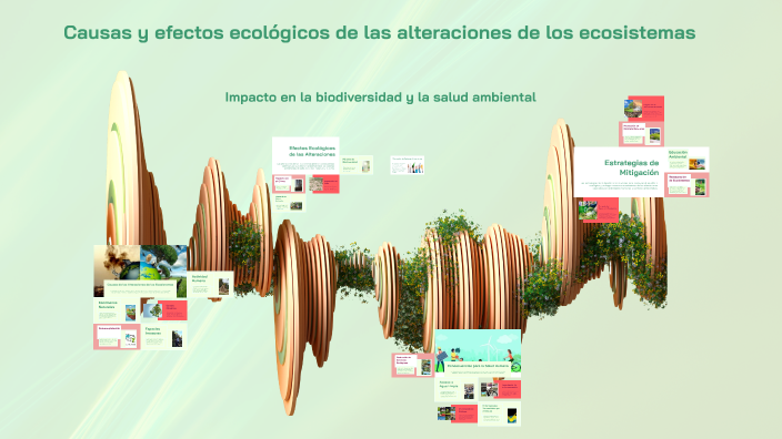 Causas y efectos ecológicos de las alteraciones de los ecosistemas by ...
