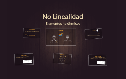 No linealidad by giancarlo palavicini