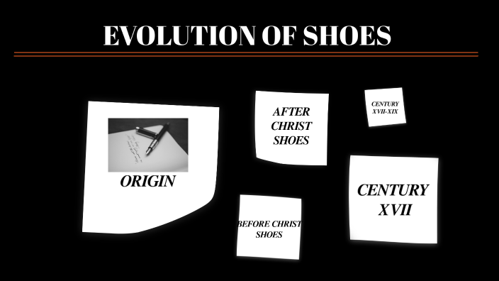 EVOLUTION OF SHOES by Ethiane Oliveira on Prezi