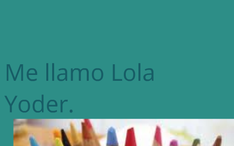 Quien Soy Yo? by Bethany Yoder