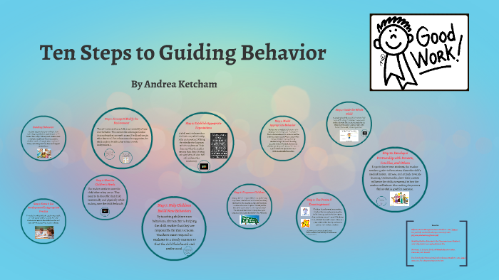 Ten Steps to Guiding Behavior by Andrea Ketcham